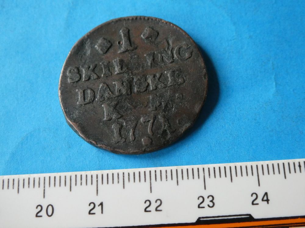 Dänemark 1771, 1 Skilling (Gebraucht) in Hinterforst für CHF 5 – mit ...