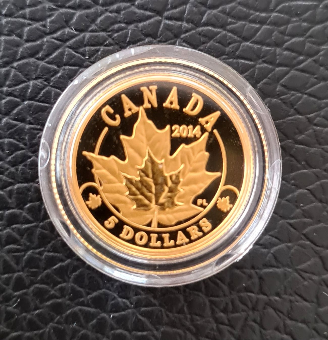 Goldmünze Maple Leaf - Royal Canadian Mint / 2014 / 5 $ (Neu und ...