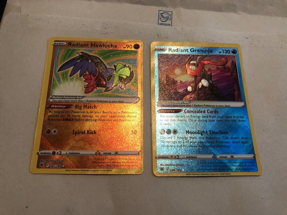 2 Radiant Pokemon karten | Kaufen auf Ricardo