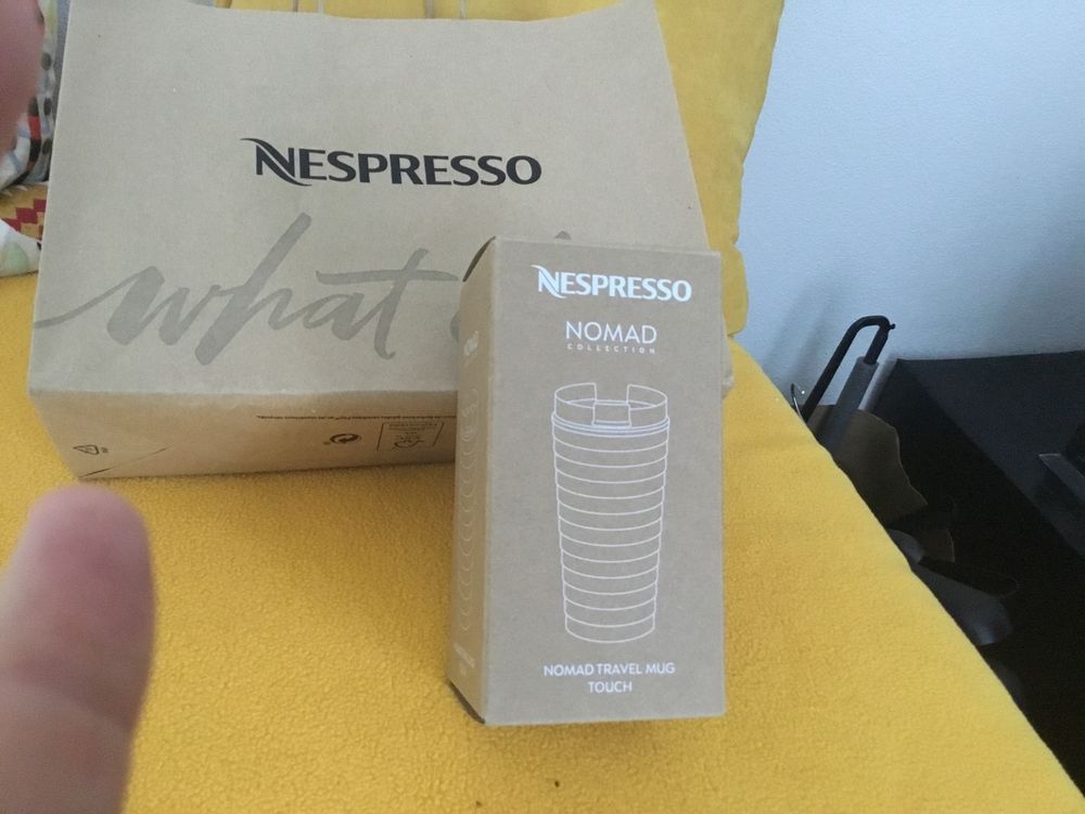 Nespresso Thermobecher Kaffeebeher To Go Edelstahl (Neu und ...