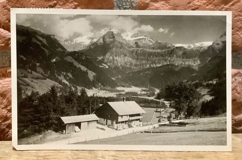 1960 Alte Foto AK Wirtshaus im Blatti Berner Oberland, Lenk (Gebraucht) in Root für CHF 1 – mit ...