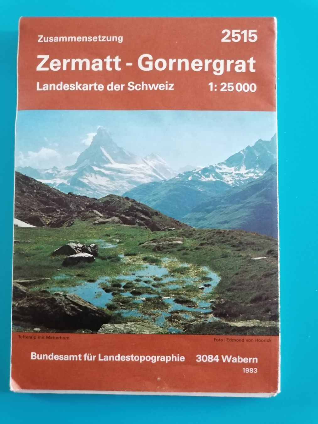 2515 Zermatt - Gornergrat🌞1:25'000 Landeskarte der Schweiz (Gebraucht ...