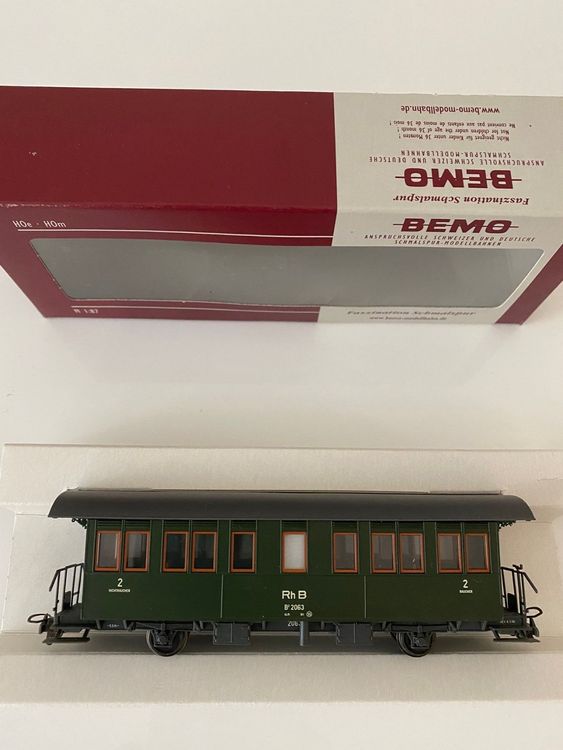 RhB Zweiachser-Personenwagen von Bemo H0m (Neu und originalverpackt) in Appenzell für CHF 35 ...