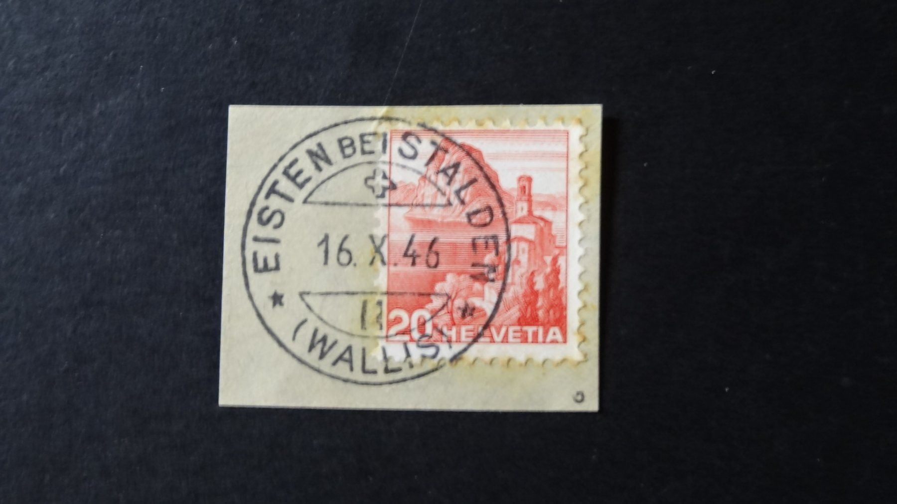 EISTEN bei STALDEN/ VS sehr selten/raramente 16.X,46 116 (Gebraucht) in ...