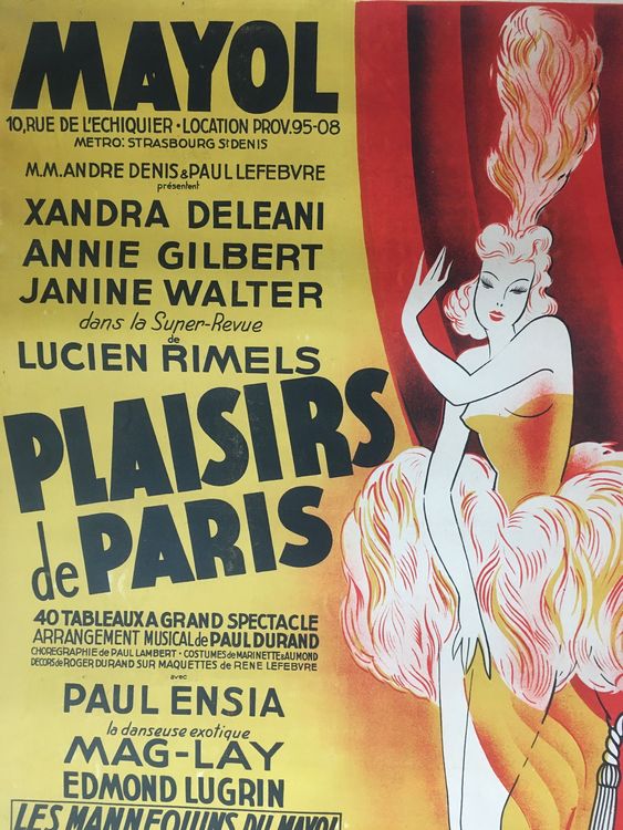 🟡ORIGINAL 40er Jahr Plakat - Designed René LEFEBVRE 1943 (Gebraucht) in ...