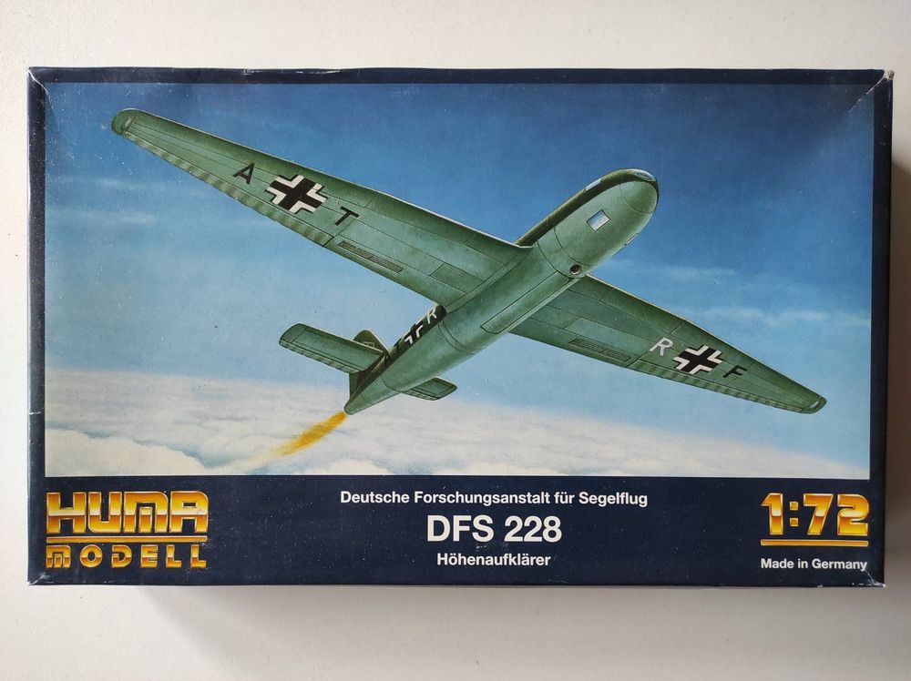 DFS-228 Höhenaufklärer der Luftwaffe, WWII von Huma 1/72 (Neu und ...