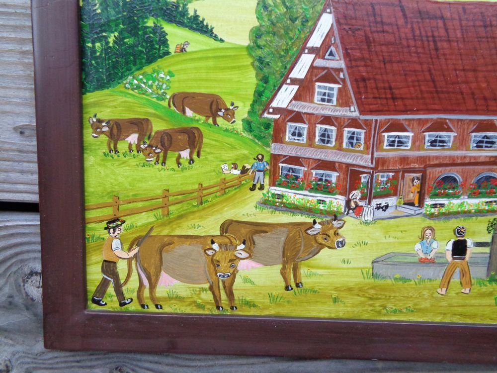 APPENZELLER BILD BAUERNMALEREI NAIVE MALEREI | Kaufen auf Ricardo