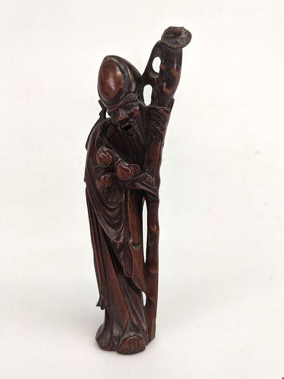 Holzschnitzerei | Chinesische Palisanderfigur | Gr. 15cm (Gebraucht) in Wittenbach für CHF 1 ...