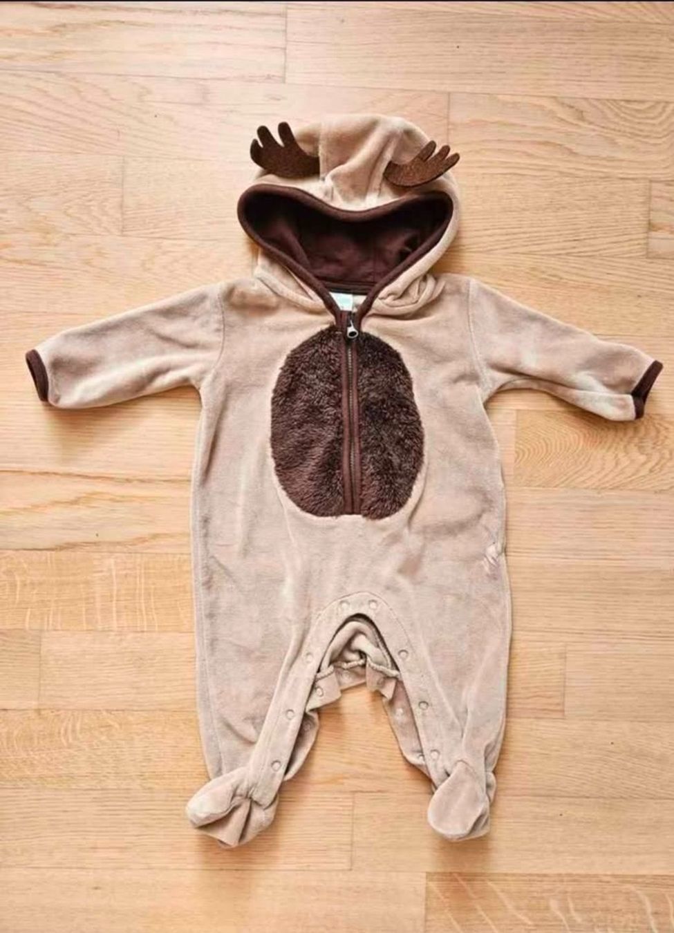 Baby Fleece Rentier Overall (Grösse 62) (Gebraucht) in Würenlingen für ...