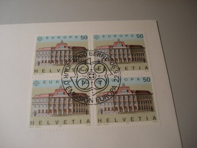 Europamarken, 1990, FDC Satz, Einzel + 4erblocks, 5 Belege | Kaufen auf Ricardo