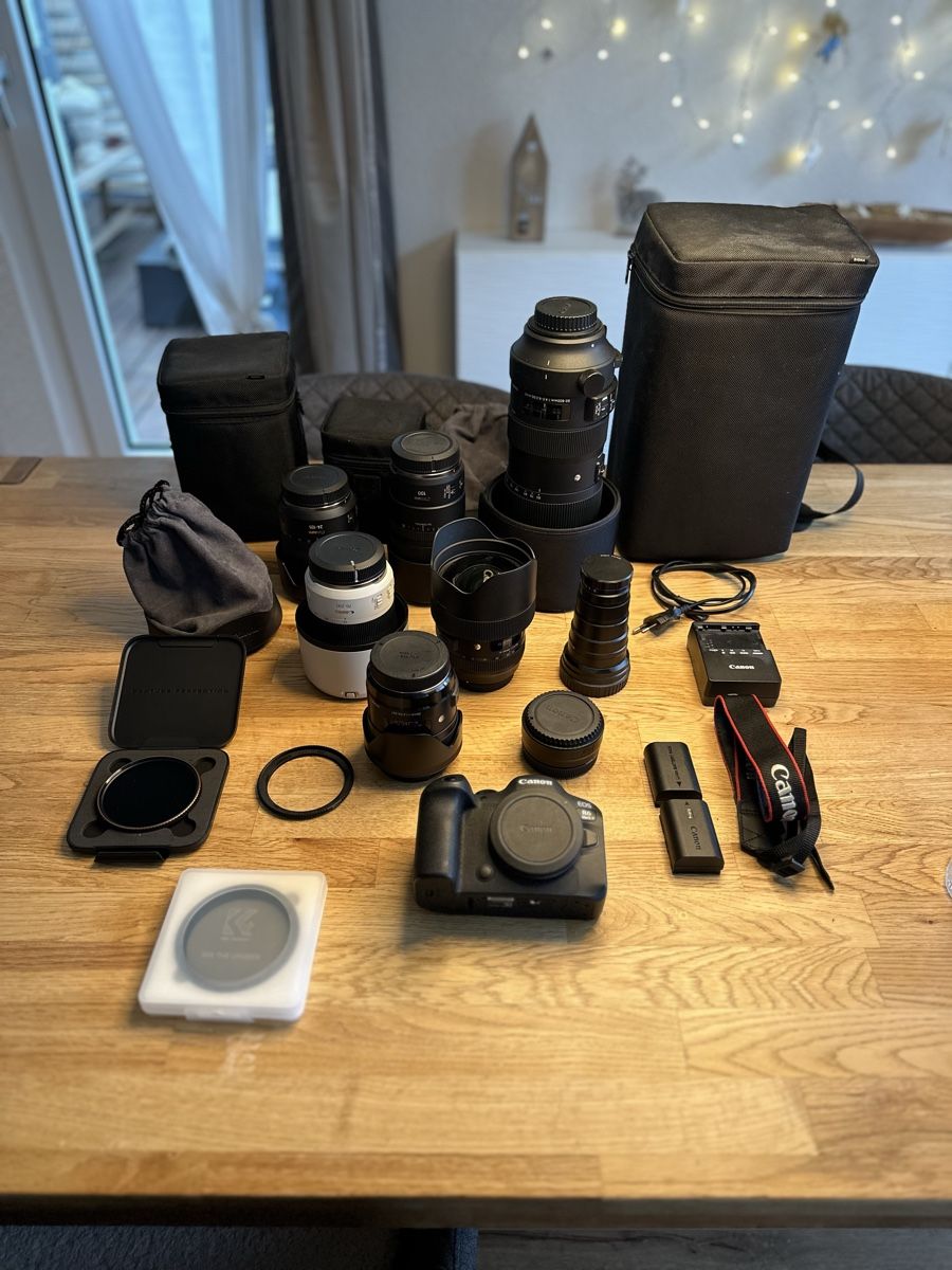 Canon EOS R6 Mark II Profi-Set – 7 High-End Linsen (Gebraucht) in ...