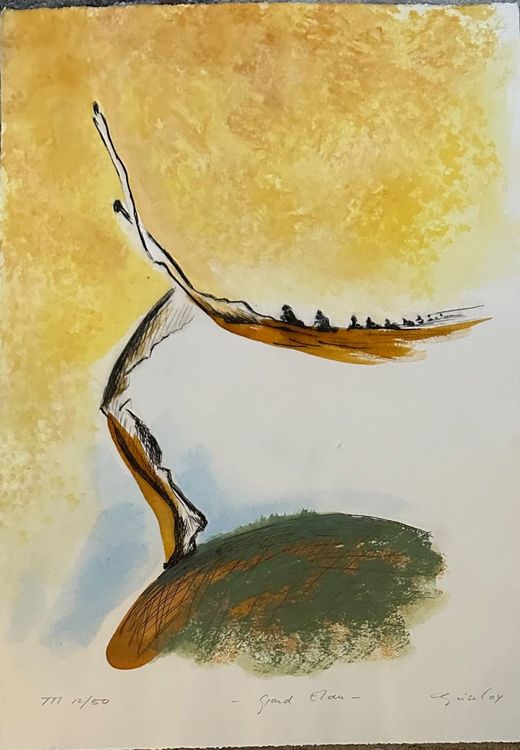 KÜNSTLER ? UNLESERLICH SIGNIERT NUMMERIERT LITHOGRAPHIE (Gebraucht) in Gersau für CHF 35 – mit ...