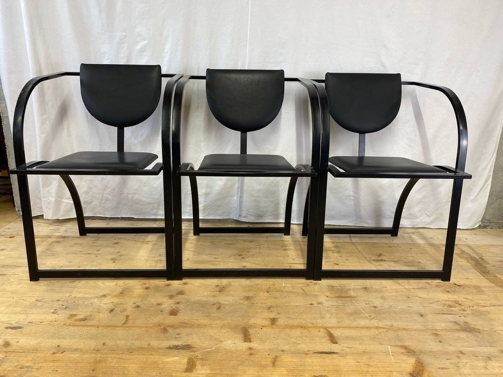 Vintage Sinus Stuhl KFF Stil Schwarz 3er Set N 588 (Gebraucht) in Roggwil BE für CHF 1 – nur ...