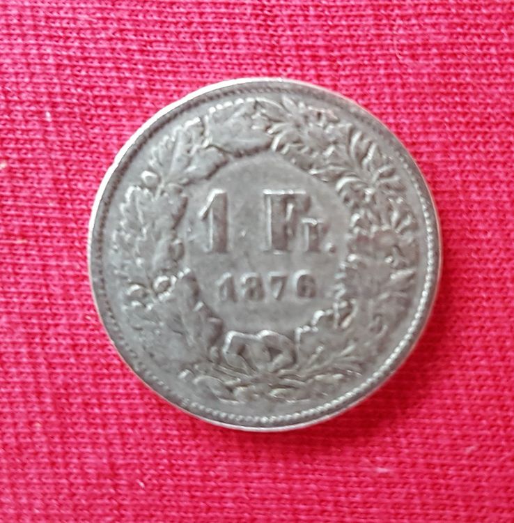 1 Franken 1886 uralte und seltene Silbermünze ab nur 1 Fr !! (Gebraucht) in Camignolo für CHF 3 ...