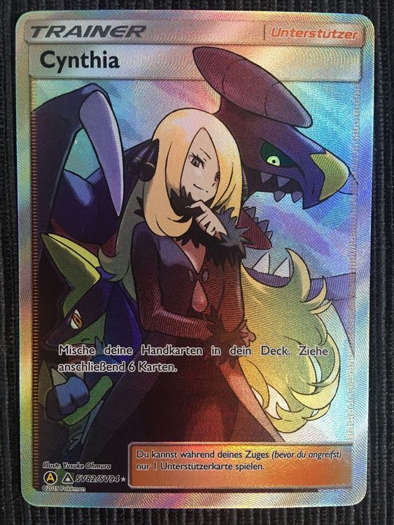 Pokemon Cynthia Shiny Hidden Fates Mint (Neu (gemäss Beschreibung)) in ...