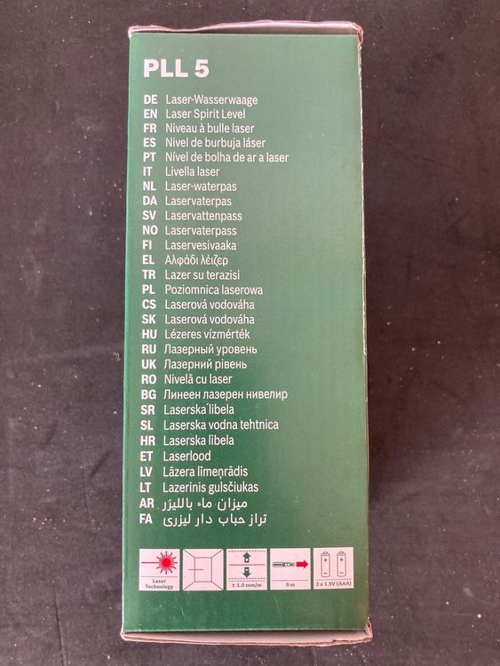 Neue Bosch PLL5 Profi Laser Wasserwaage | Kaufen auf Ricardo