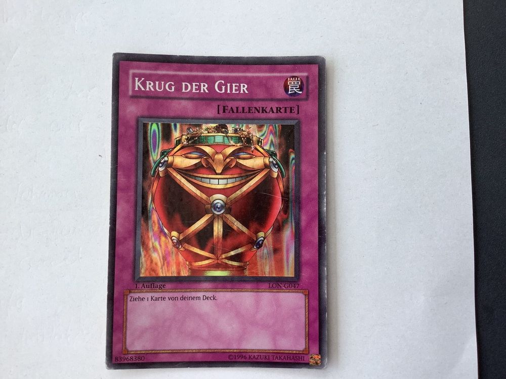 Yu Gi Oh Krug der Gier (LON-G047) | Kaufen auf Ricardo