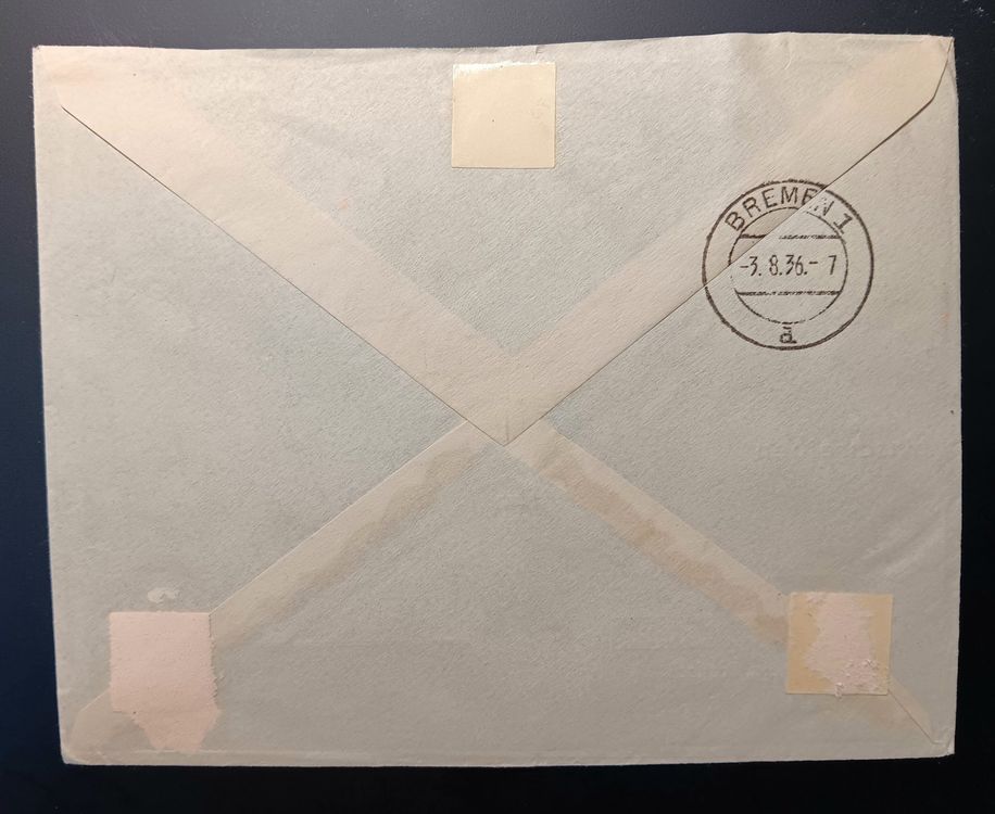 DEUTSCHLAND 3. Reich R - Brief mit Sonderstempel 1936 (Gebraucht) in ...