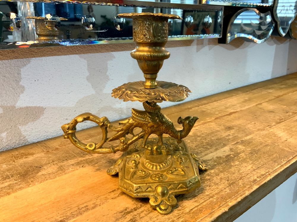 JUGENDSTIL KERZENHALTER BRONZE FRANKREICH UM 1900 (Gebraucht) in Biglen für CHF 36 – mit ...