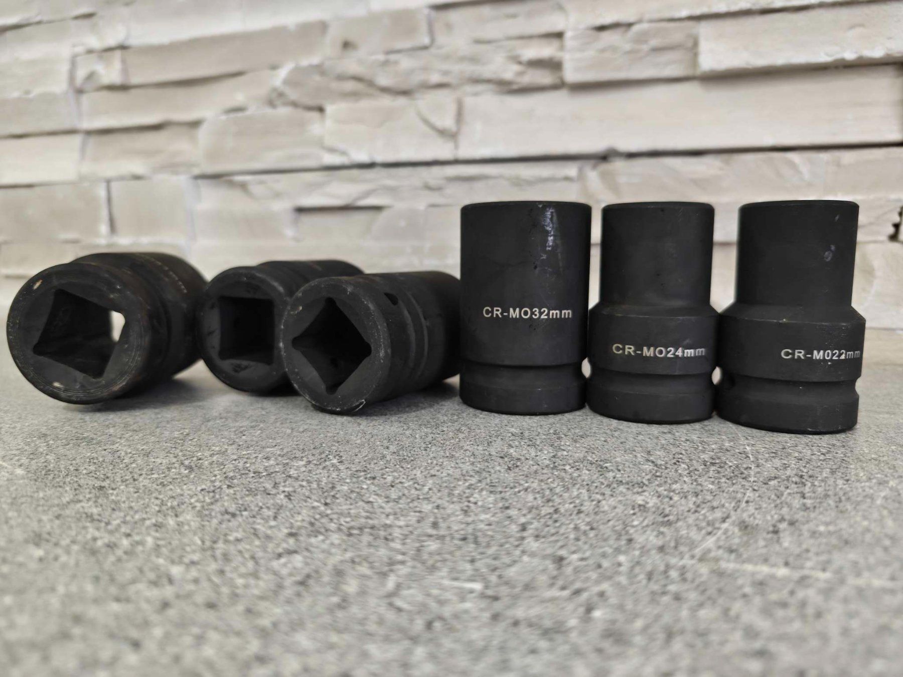 1'' Schlagschrauber Nußsatz 6-tlg. Stecknüsse 22 - 41 mm (Neu (gemäss ...