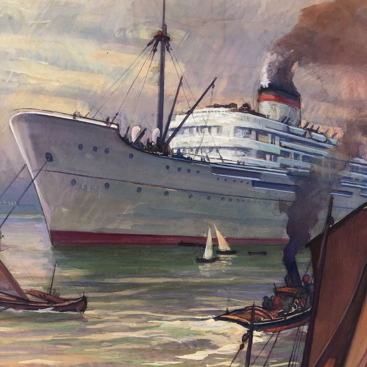 Emil Rizek grosses Orig. Gouache (Gebraucht) in für CHF 205 – mit ...