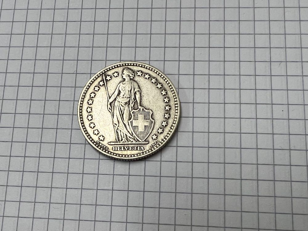 Schweiz - 2 Franken 1939 (Gebraucht) in Zürich für CHF 5 – mit Lieferung auf Ricardo kaufen