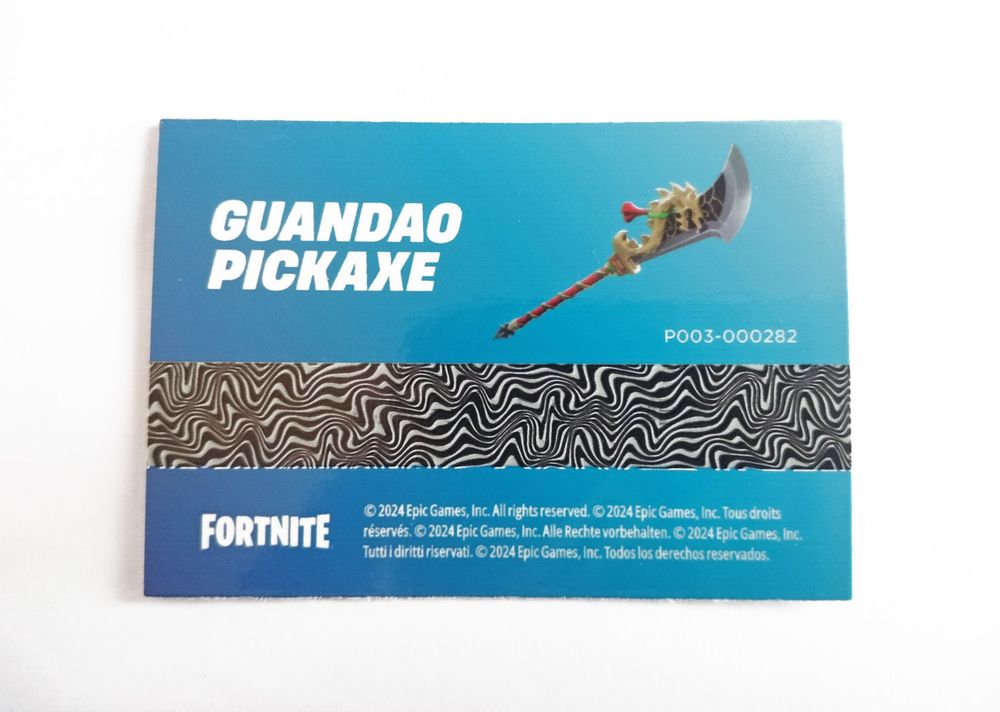 Fortnite Minty Code Karte - Guandao Pickaxe NEU (Neu und ...