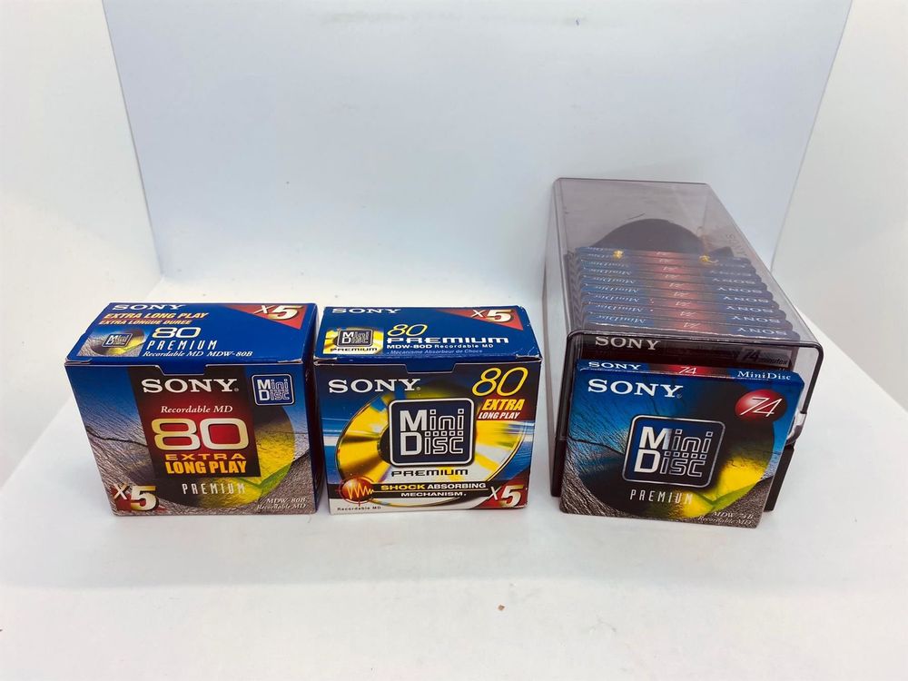 x20 Sony Minidisc + MD box Case | Kaufen auf Ricardo