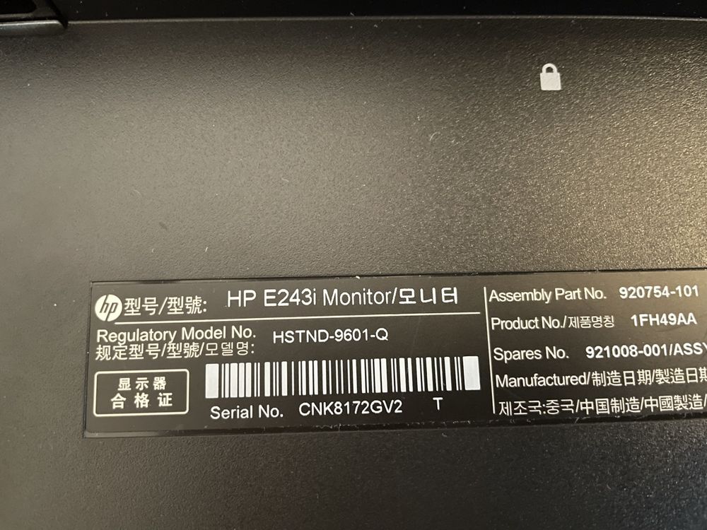 HP EliteDisplay E243i Monitor (Gebraucht) in Berikon für CHF 73 – mit ...