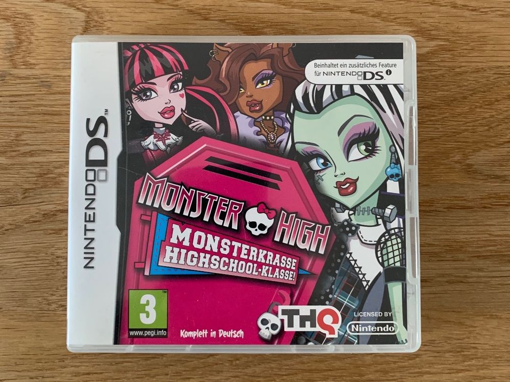 Monster High Monsterklasse, Nintendo DS (Gebraucht) in Emmen für CHF 2. ...