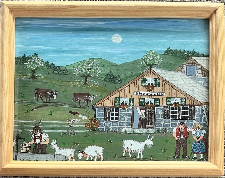 Appenzeller Hinterglasmalerei mit Verschiedenen Tieren (Gebraucht) in Root für CHF 15 – mit ...