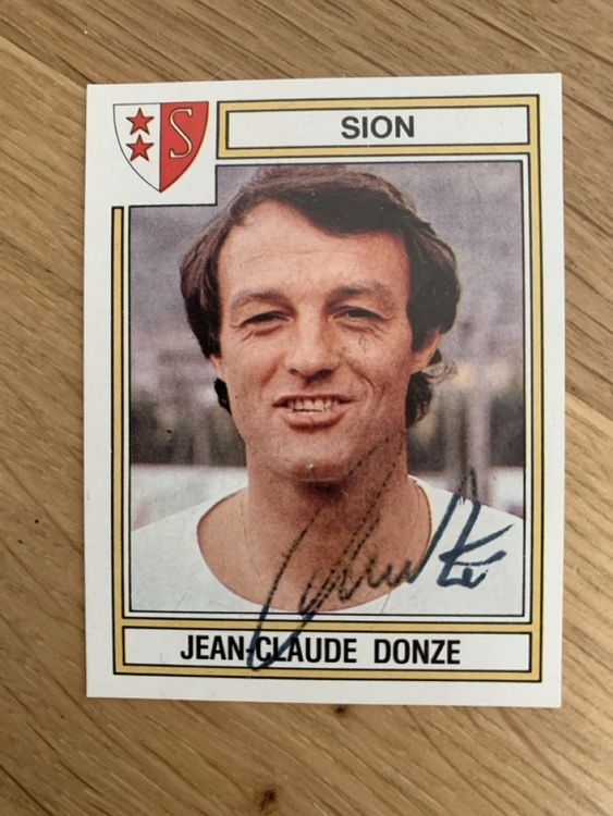 FC Sion 7 Original unterschriebene Panini Bilder 1984 (Gebraucht) in ...