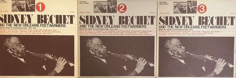 Sidney Bechet 3 LP's - Master By Master In chronological Ord (Gebraucht ...