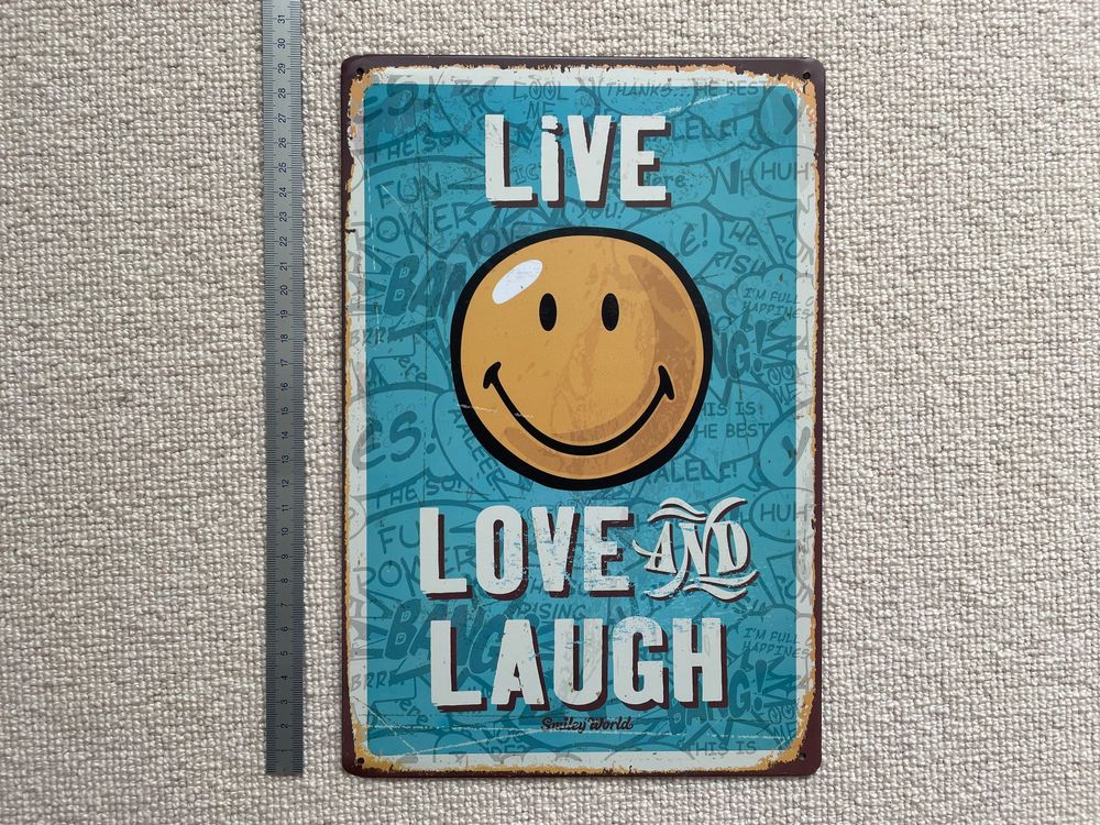 Blechschild Smiley | Kaufen auf Ricardo