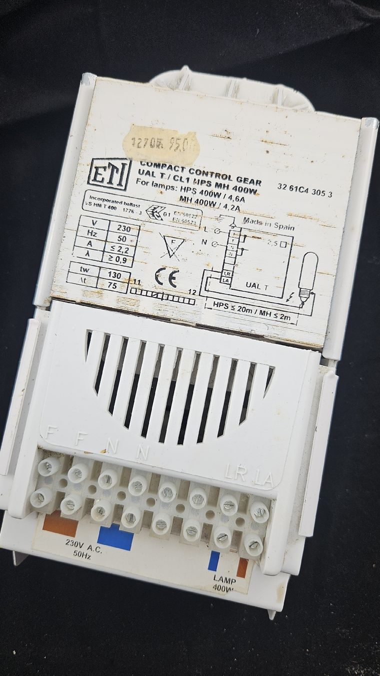 ETI Vorschaltgerät 400W HPS MH - Top Zustand, gebraucht (Gebraucht) in ...