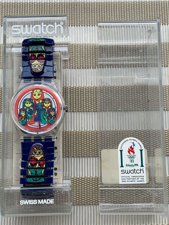 SWATCH*GENT (Ø 34.00)*GK204* MATRIOSKA*1995* NEU UNGETRAGEN | Kaufen auf Ricardo