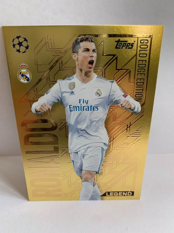 Match Attax Cristiano Ronaldo Legend Gold Edge (Neu (gemäss ...