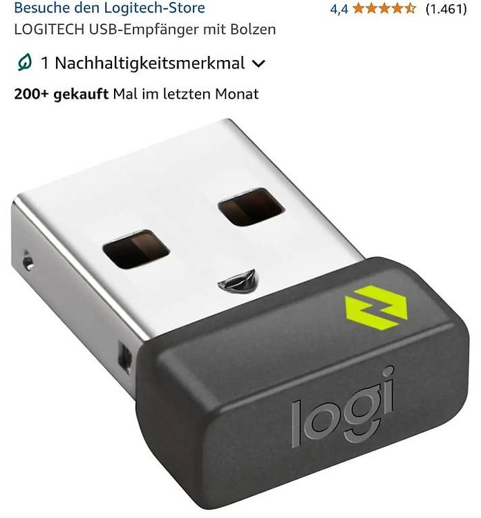 Logitech Logi Bolt USB Adapter (Gebraucht) in Hünenberg See für CHF 15 ...