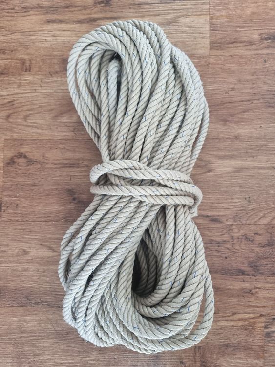 Hanfseil 12mm 41 m - Seil Halteseil Spielseil Absperrseil (Gebraucht ...