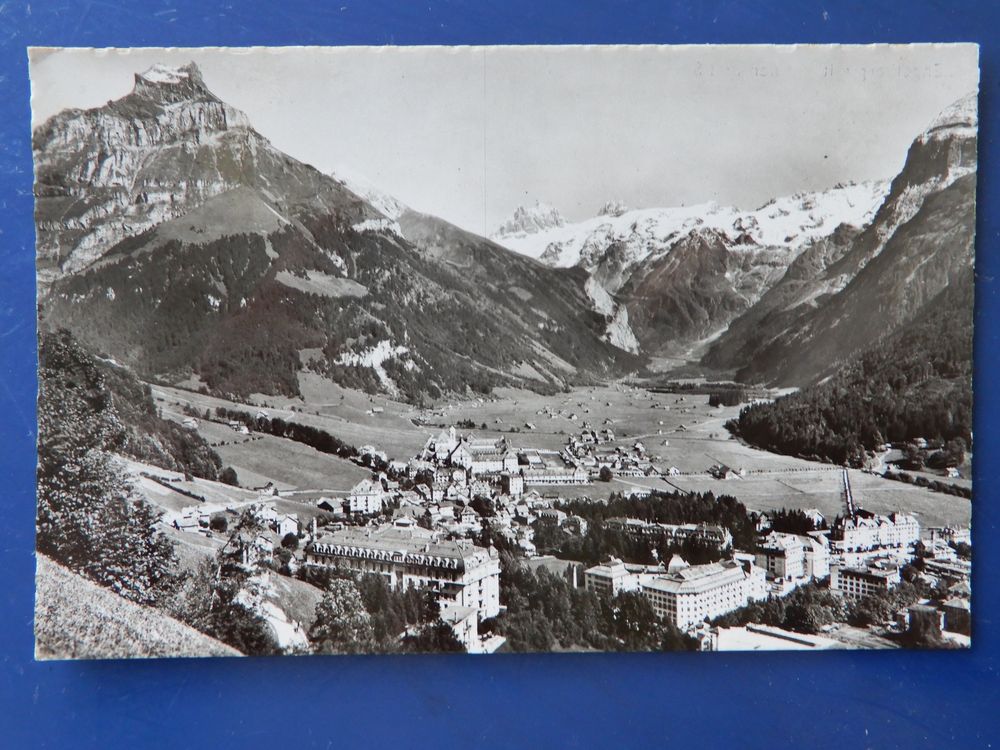 1955, Engelberg mit Hahnen und Süannörter, Photokarte Goetz (Gebraucht ...