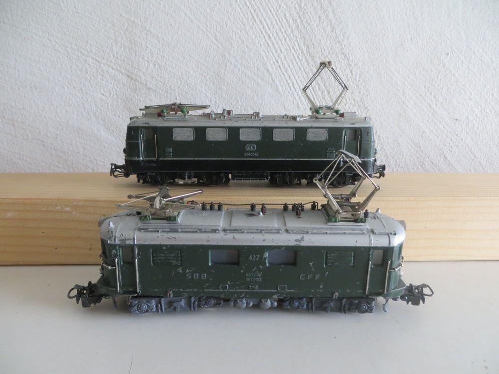Märklin H0: E-Loks 3014 (RET 800) SBB und 3037 DB, ohne OVP (Gebraucht ...