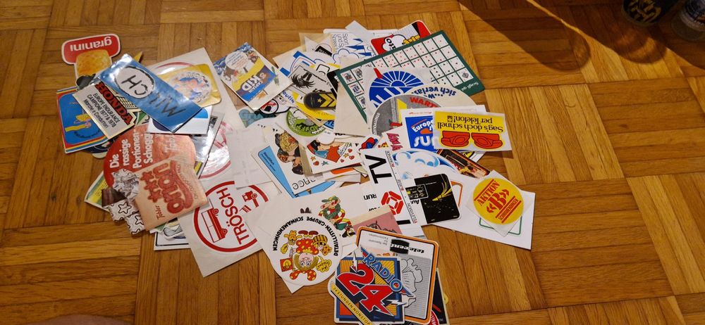 Sammlung diverse Aufkleber / Sticker Antik (Gebraucht) in Volken für ...