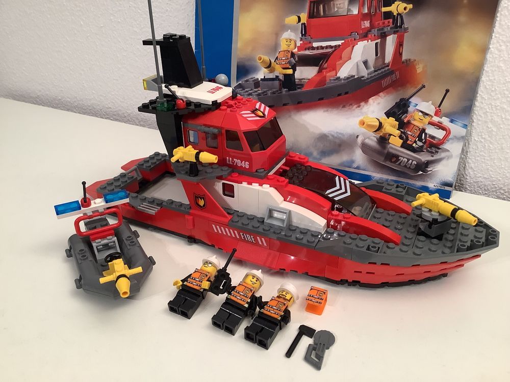 Lego City Feuerwehrschiff 7046 von 2004 | Kaufen auf Ricardo