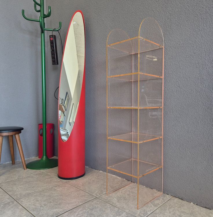 Acryl Plexiglas Regal, Shelf, Standregal orange (Gebraucht) in Nottwil ...