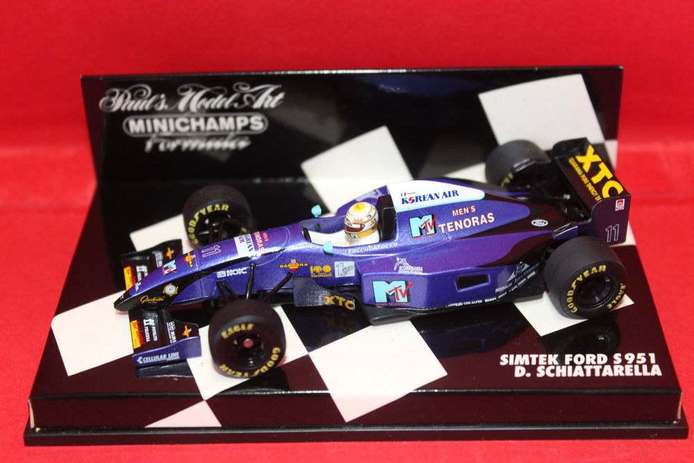 1/43 Simtek Ford S951 (1995) - #11 D. Schiattarella (Gebraucht) in Riva ...