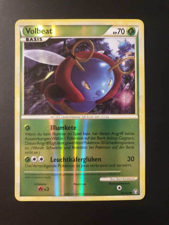 🔥 Pokemon Volbeat 82 Holo Vintage !! 🔥 (Gebraucht) in Felben-Wellhausen ...