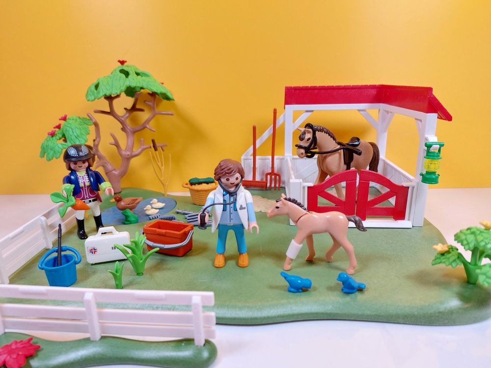 Playmobil 6147 Super Set Koppel mit Pferdebox (Gebraucht) in St.Gallen für CHF 26 – mit ...