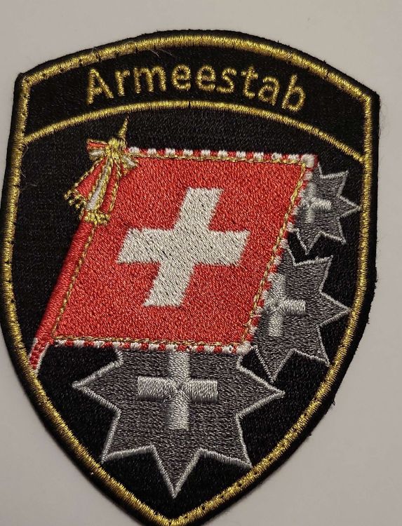 Armeestab Aufnäher, Swiss Army Patch, top Zustand | Kaufen auf Ricardo