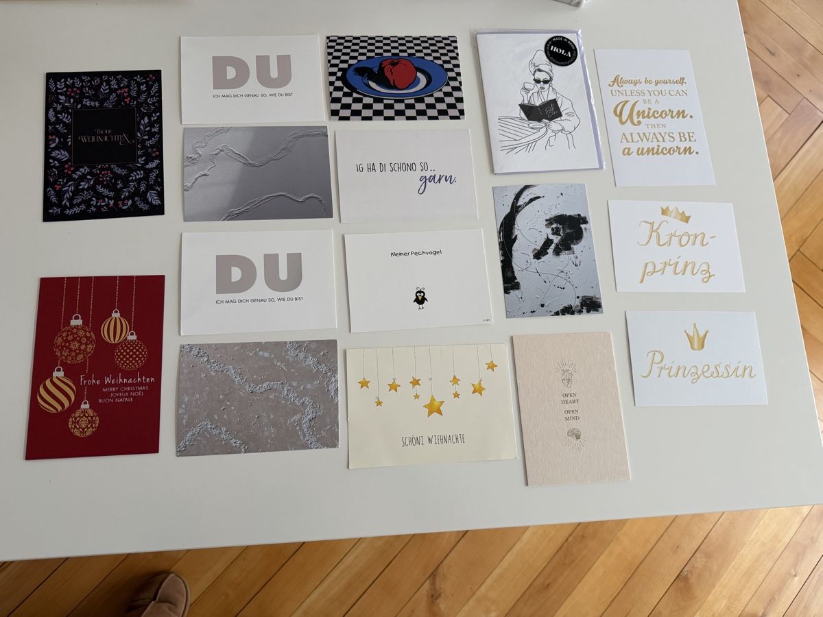 Grosses Karten Set (Neu (gemäss Beschreibung)) in Solothurn für CHF 9 ...