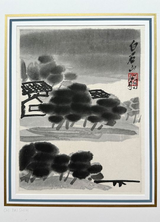 Alter Chinesischer Holzschnitt Chi Pai Shih, Qi Baishi | Kaufen auf Ricardo